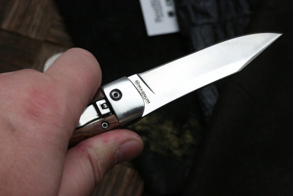 Обзор BOKER MAGNUM AUTOMATIC CLASSIC. Классический складной нож с ...